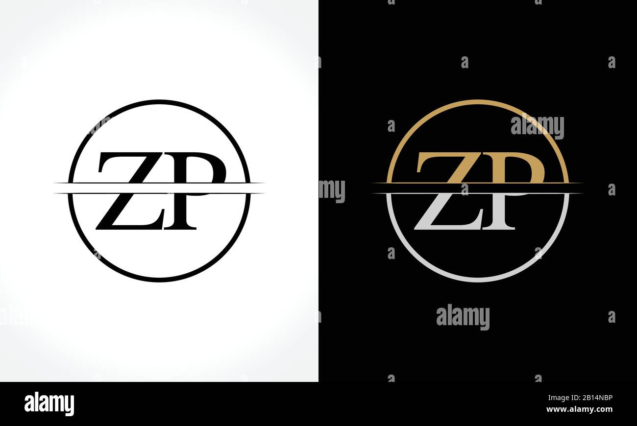 Initial ZP Logo Design Vector Template. Creative Letter ZP Business ...