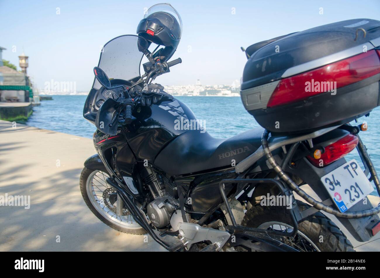 Honda transalp hi-res stock photography and images - Alamy