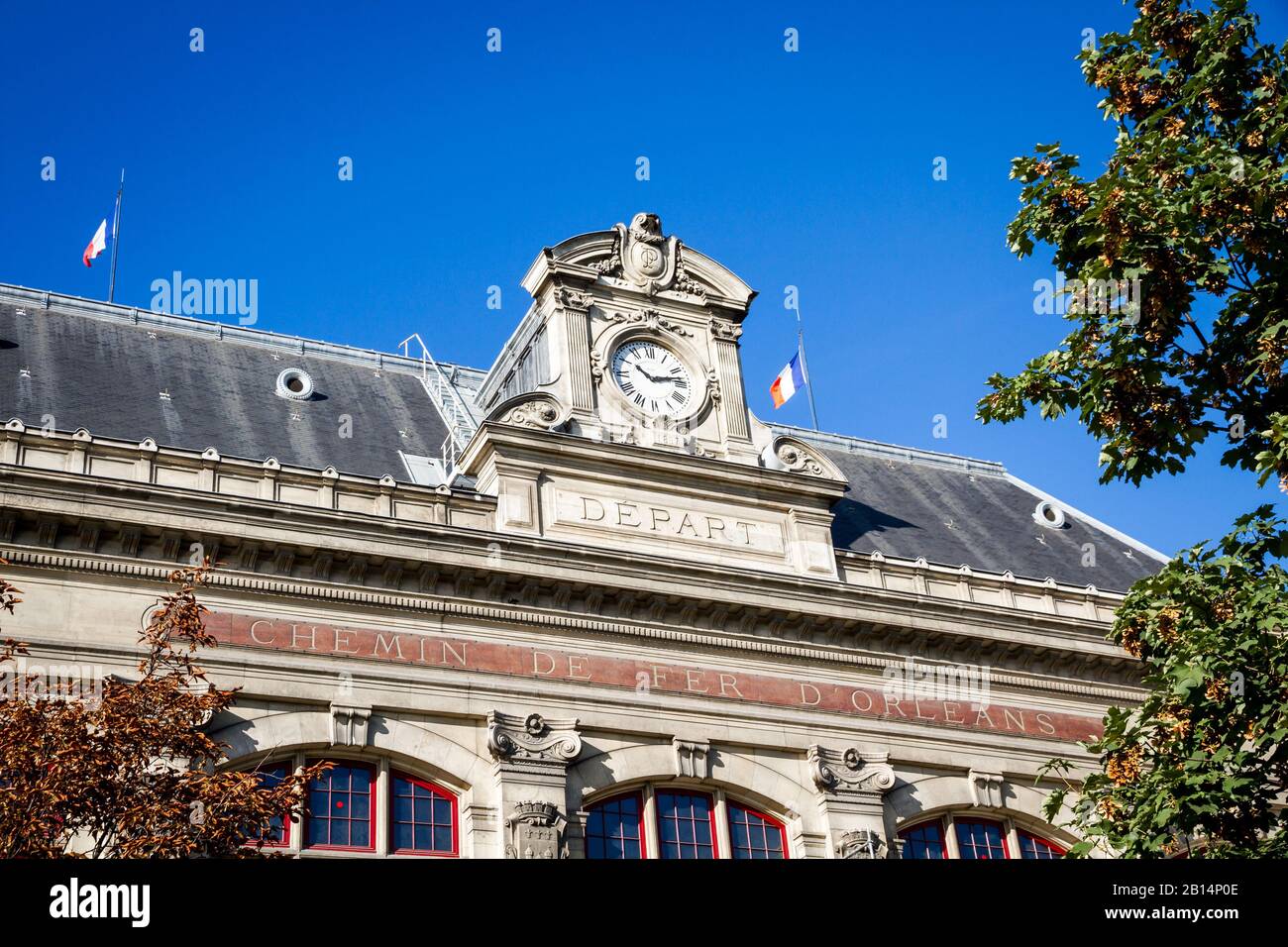 Detail of the Gare d’Austerlitz station, Paris, France Stock Photo - Alamy