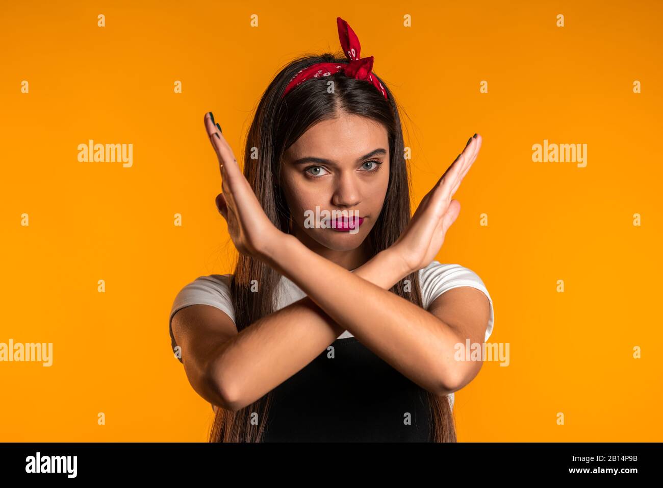 Teenager rejecting hi-res stock photography and images - Alamy