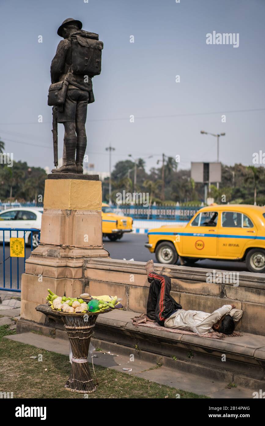 Street scene in the Calcutta, India, Asia Stock Photo - Alamy