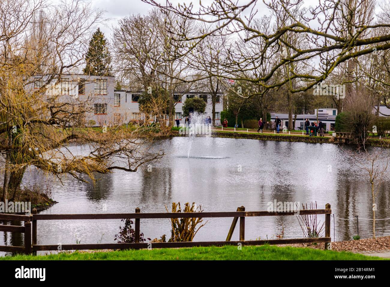 Bletchley Park UK: buildings and huts completed in a first phase ...