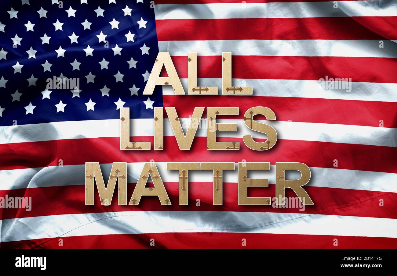 Police lives matter flag hi-res stock photography and images - Alamy