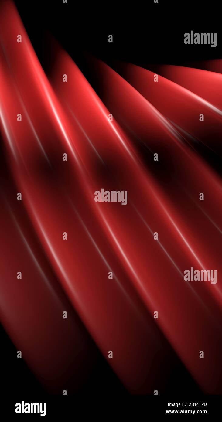 Background red waved surface - 3D rendering illustration Stock Photo ...