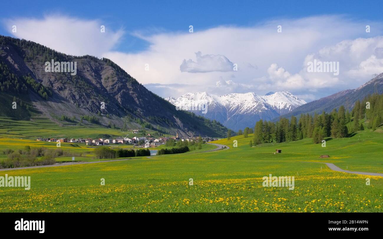Engadin bei St. Moritz - Engadin near St. Moritz 03 Stock Photo - Alamy