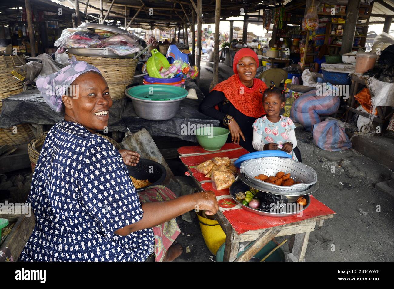 Lomé Food Market - Togo - West Africa Stock Photo - Alamy