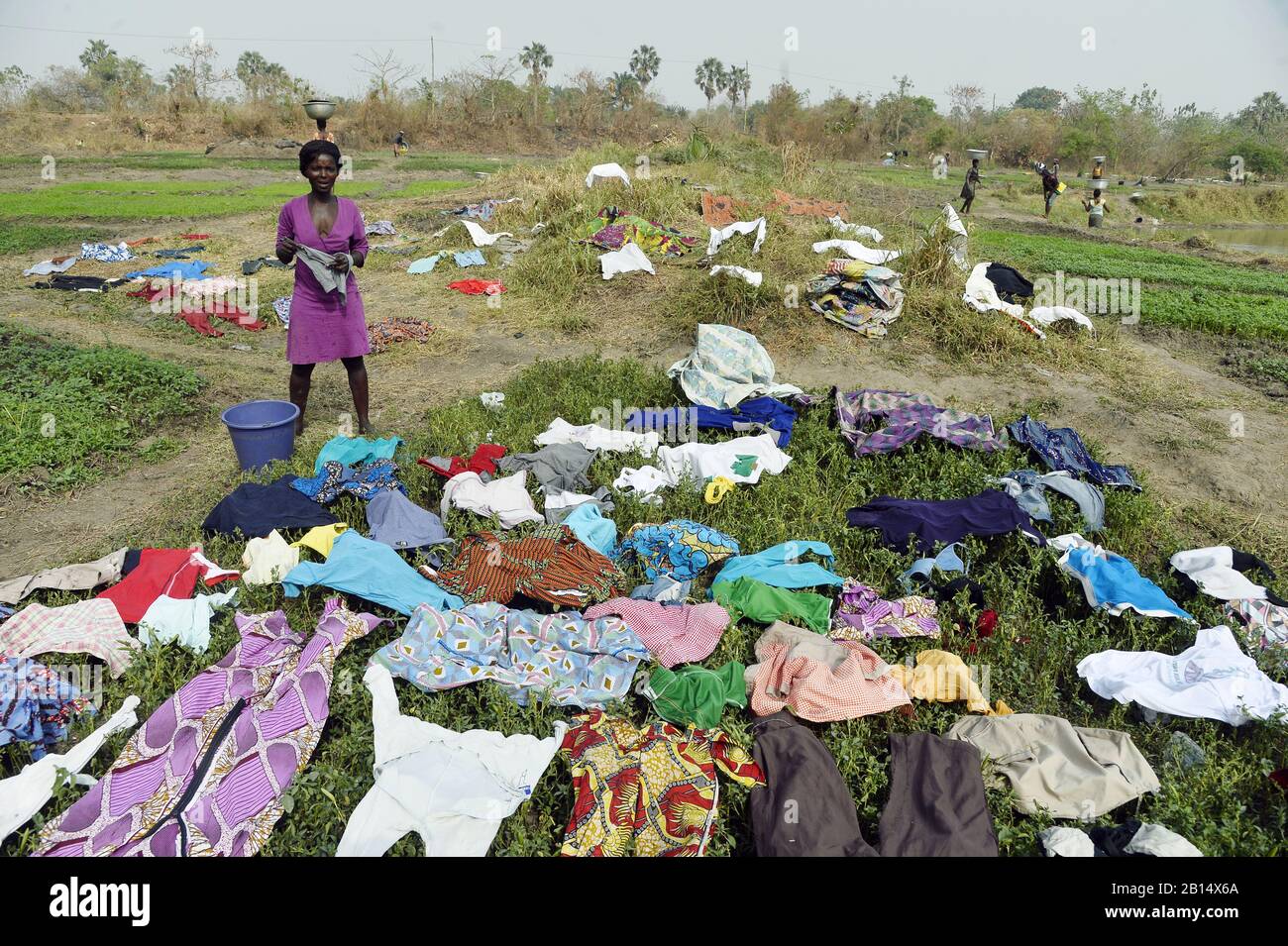 Hand washing day in Togo - West Africa Stock Photo - Alamy