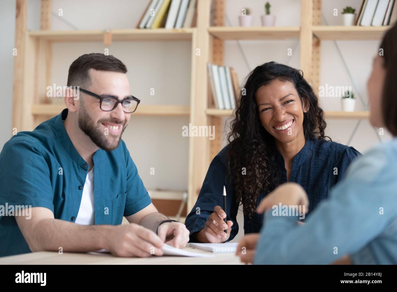 Black female job applicant hi-res stock photography and images - Alamy