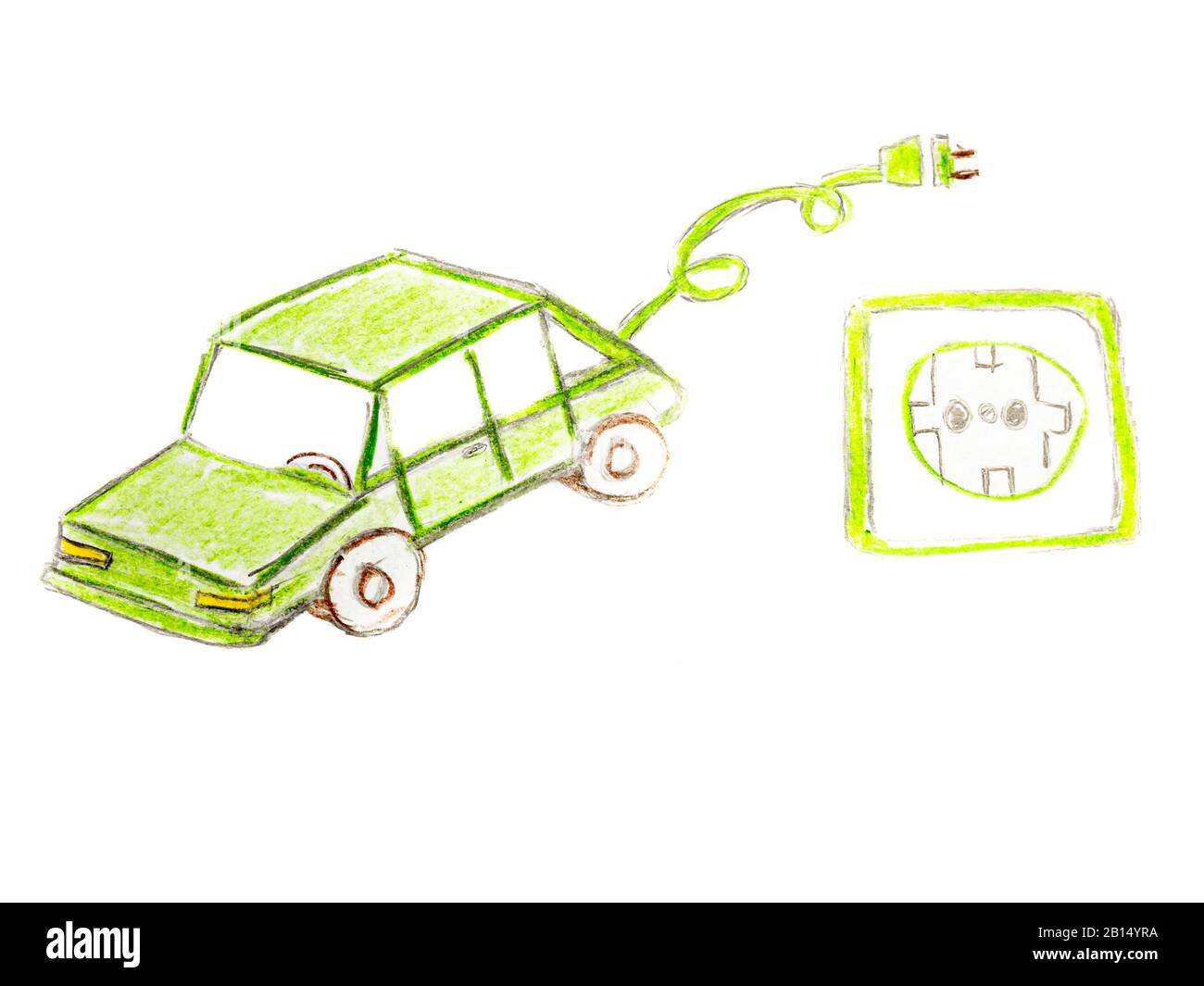 Electric car motor icon Cut Out Stock Images & Pictures - Alamy