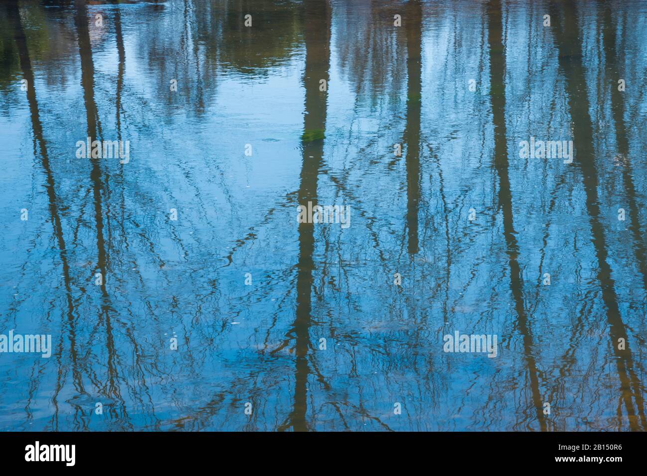 Reflections on water Stock Photo - Alamy