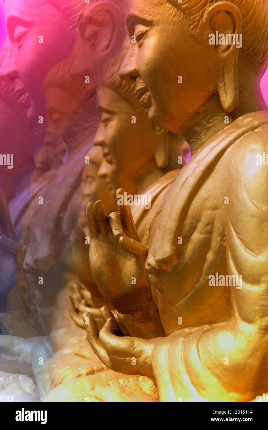 Buddha statue show conceptural fo power of wisdom and concentration ...