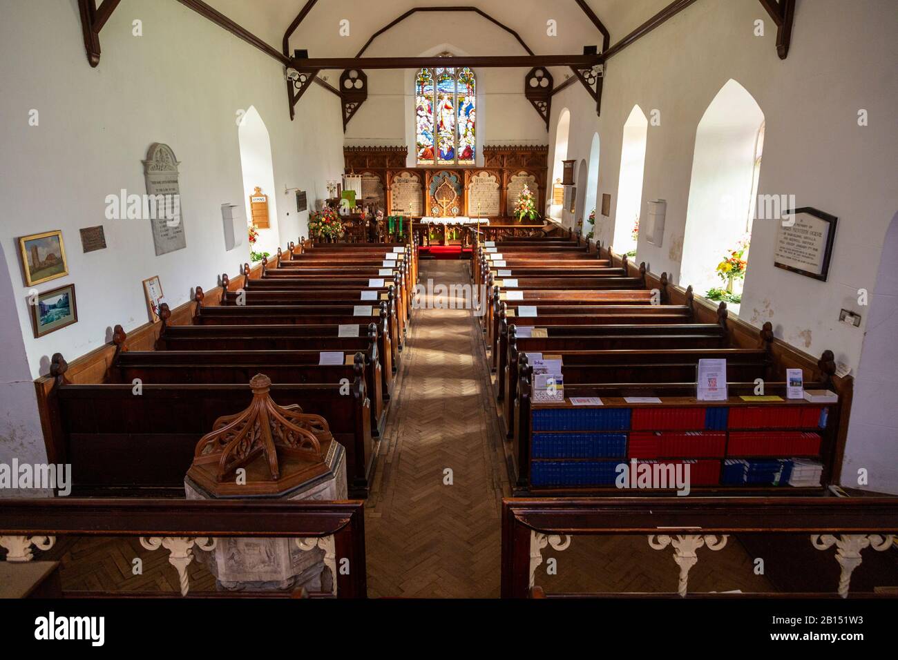 Village parish church Aldringham, Suffolk, England, UK Stock Photo - Alamy
