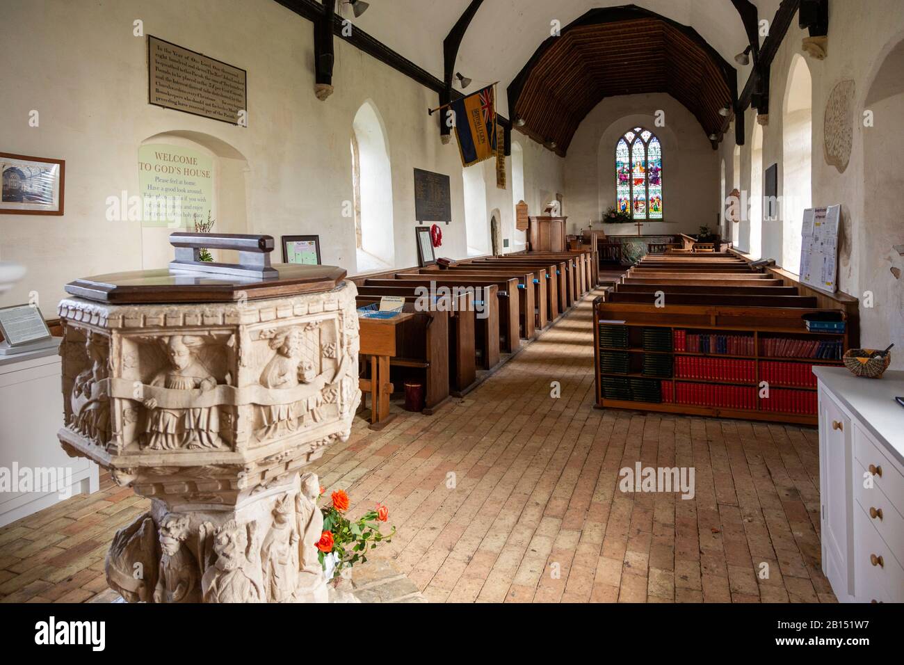 Village parish church Snape, Suffolk, England, UK Stock Photo - Alamy