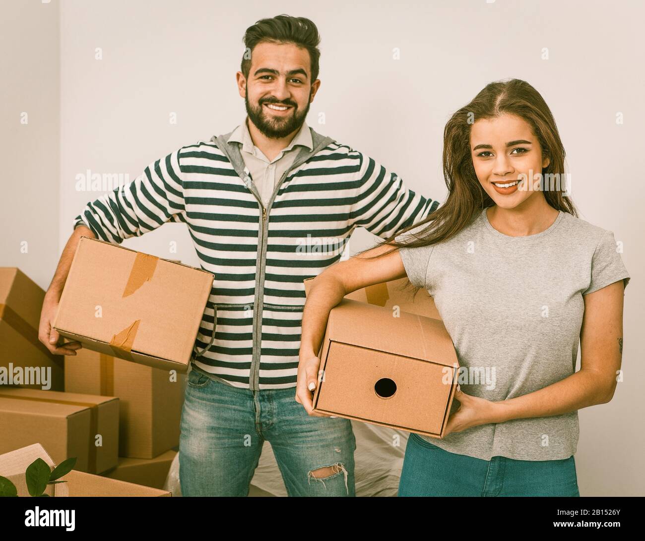 Unpacked boxes hi-res stock photography and images - Alamy