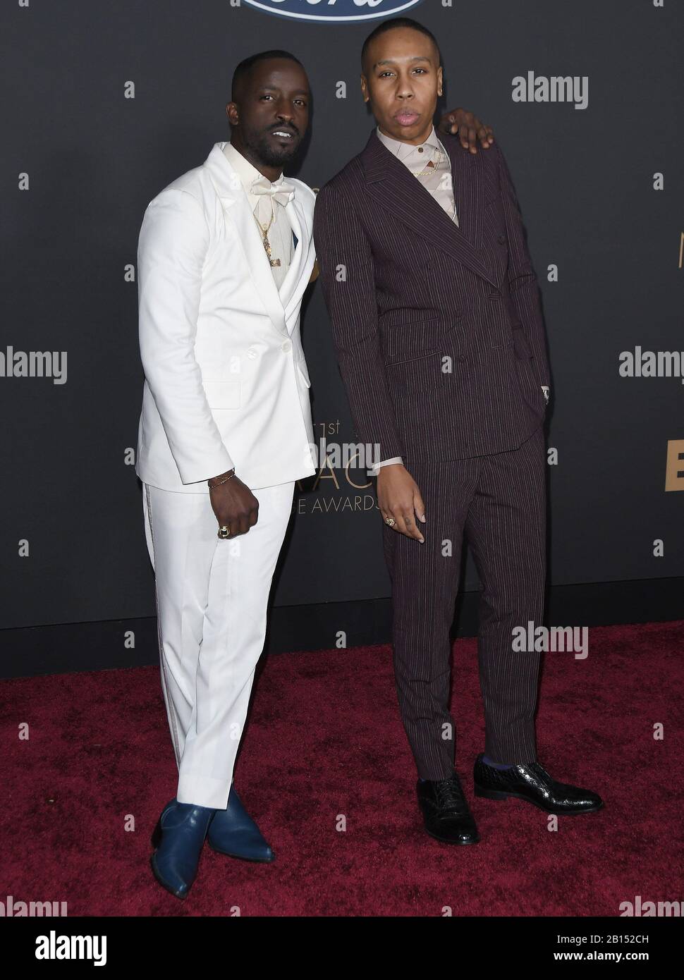 Los Angeles, USA. 22nd Feb, 2020. (L-R) Elijah Kelly and Lena Waithe at ...