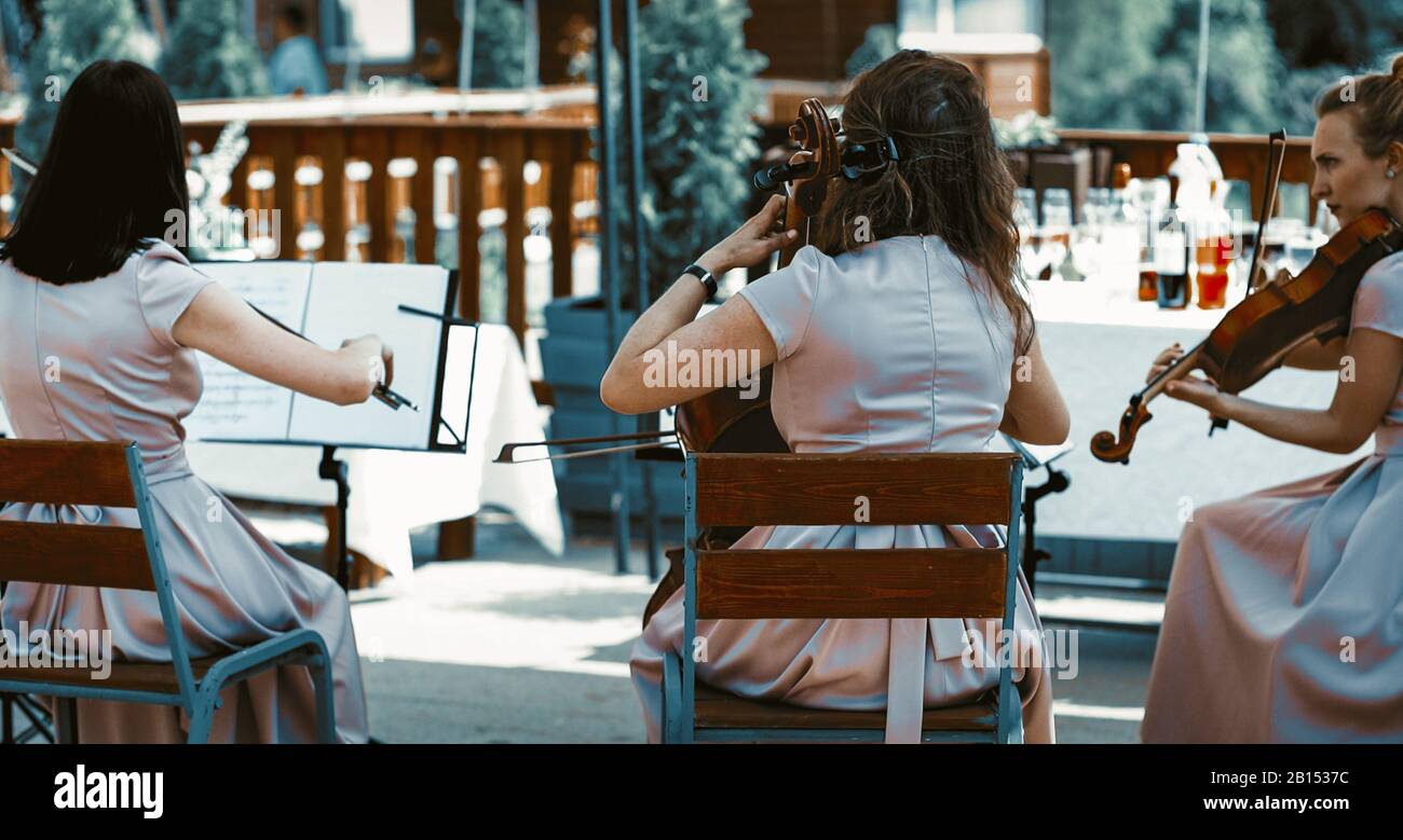 String orchestra performing on stage hi-res stock photography and ...