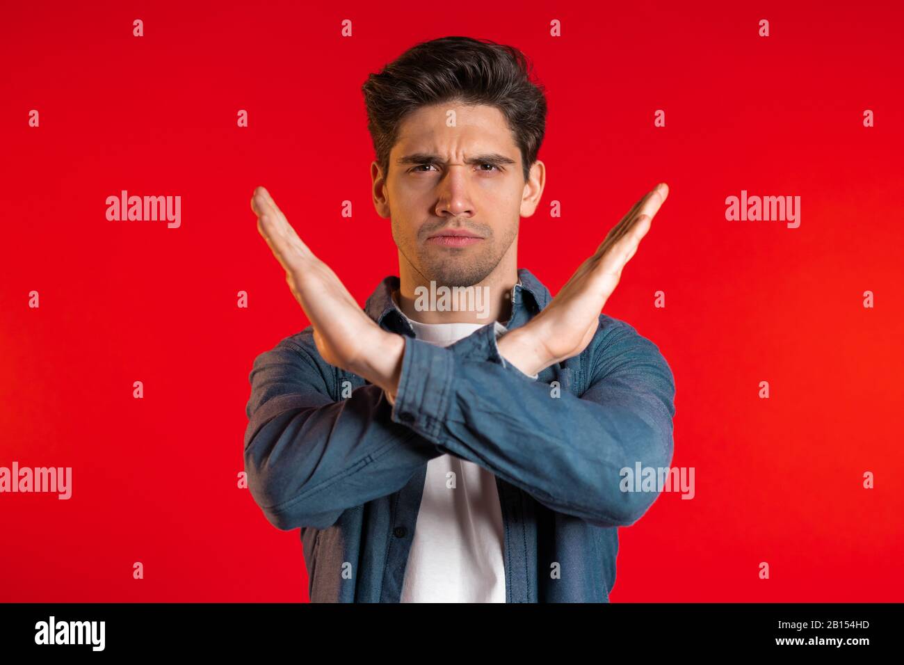 Negation gesture hi-res stock photography and images - Alamy
