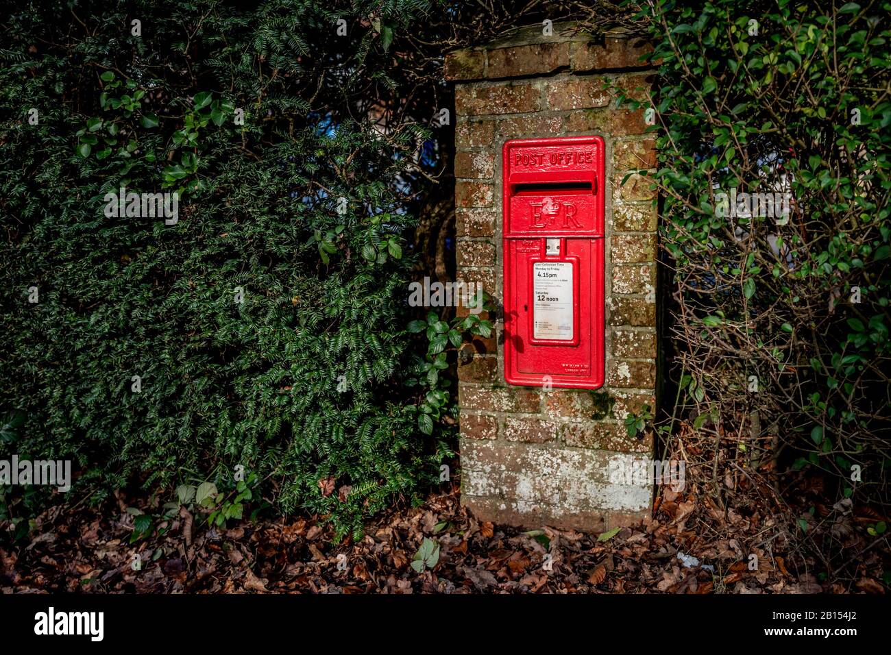 Post box outside the former home of Sir Arthur Conan Doyle, Windlesham ...