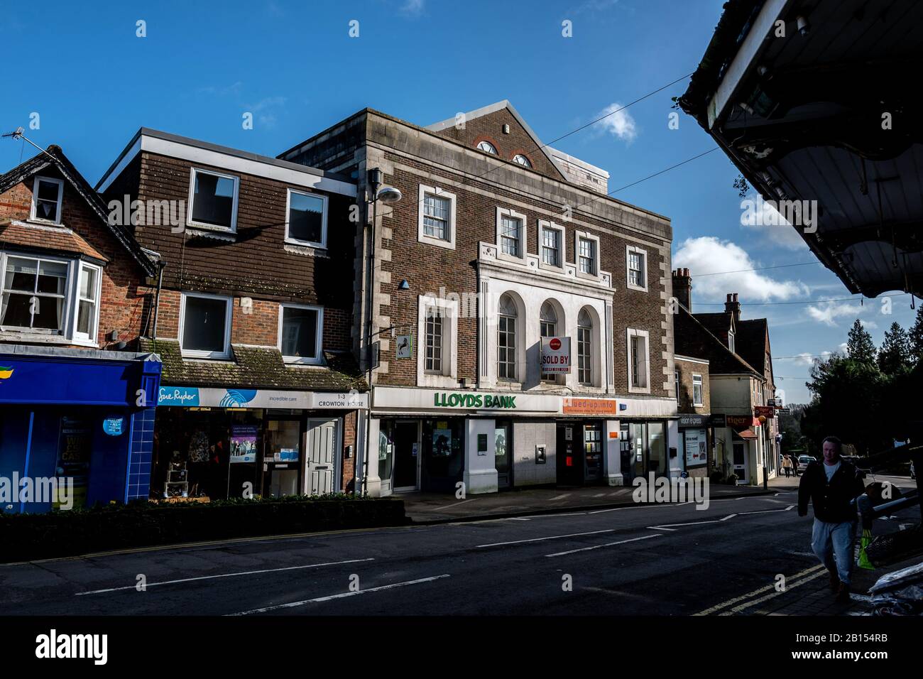 The High Street, Crowborough UK Stock Photo - Alamy