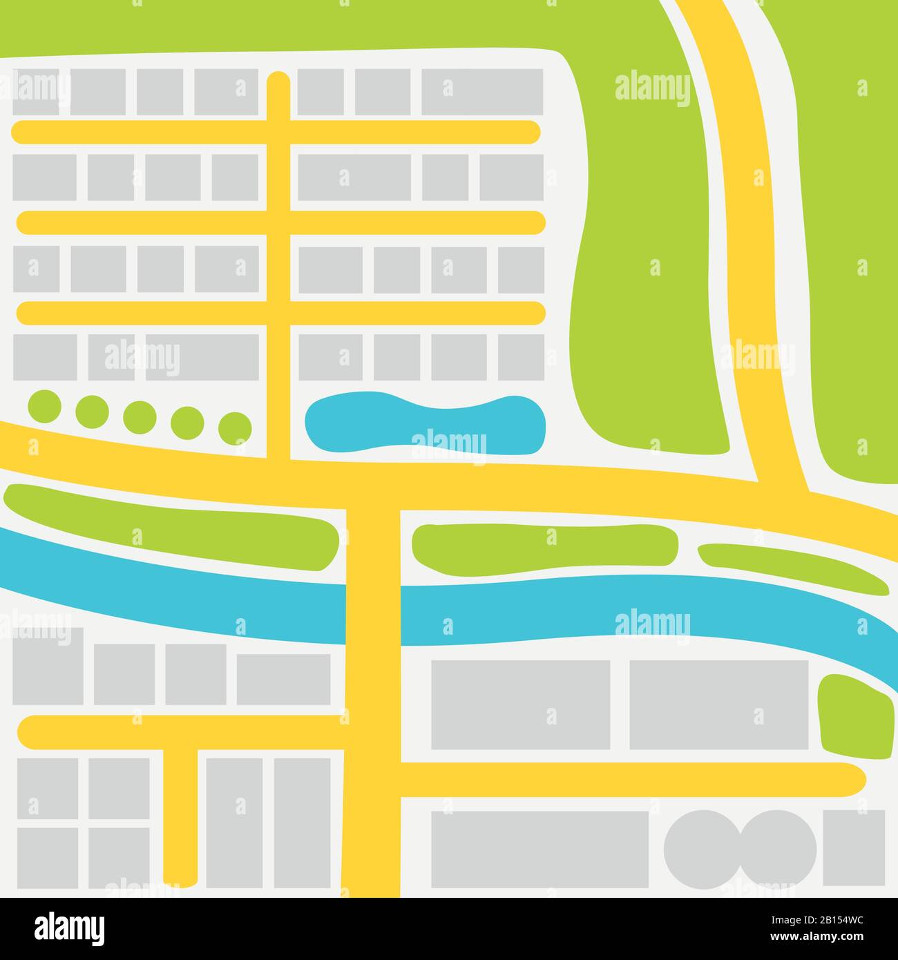 Gps navigation transportation map Stock Vector Images - Alamy