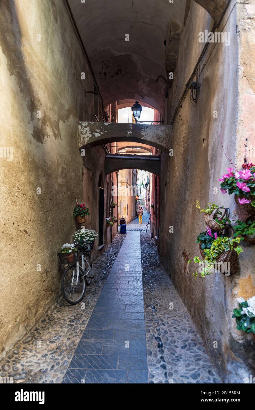 Old town finalborgo liguria italy hi-res stock photography and images ...