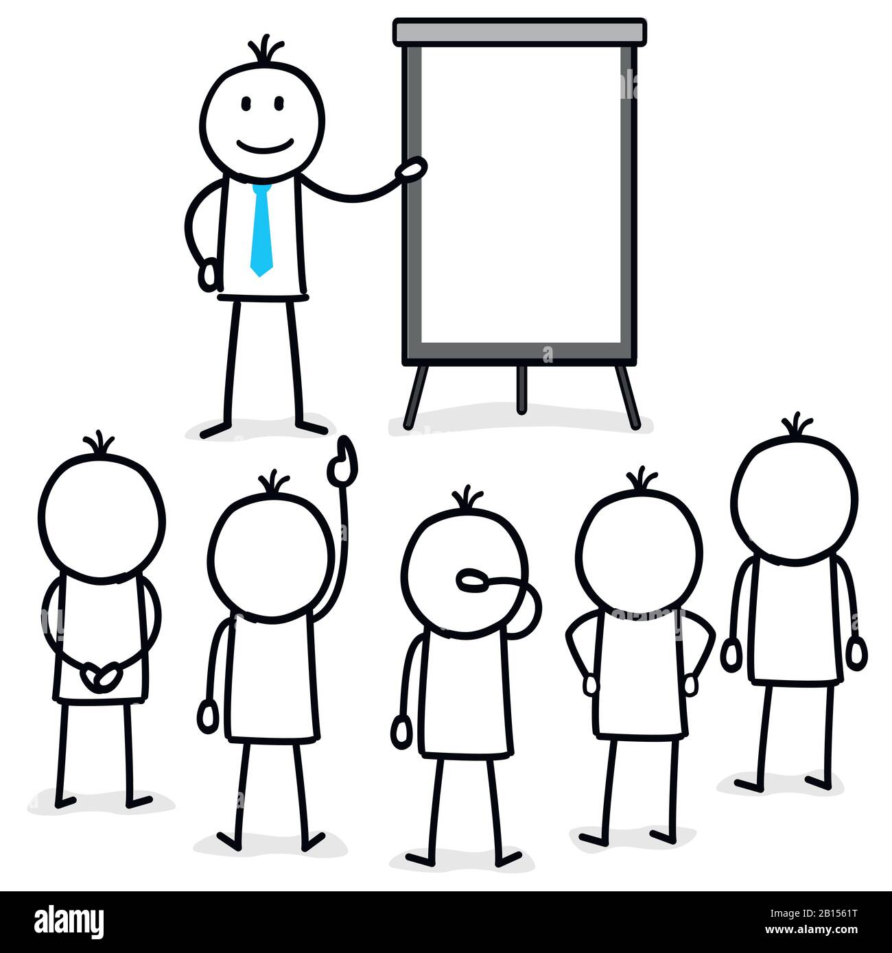 present something on the flip chart Stock Vector Image & Art - Alamy