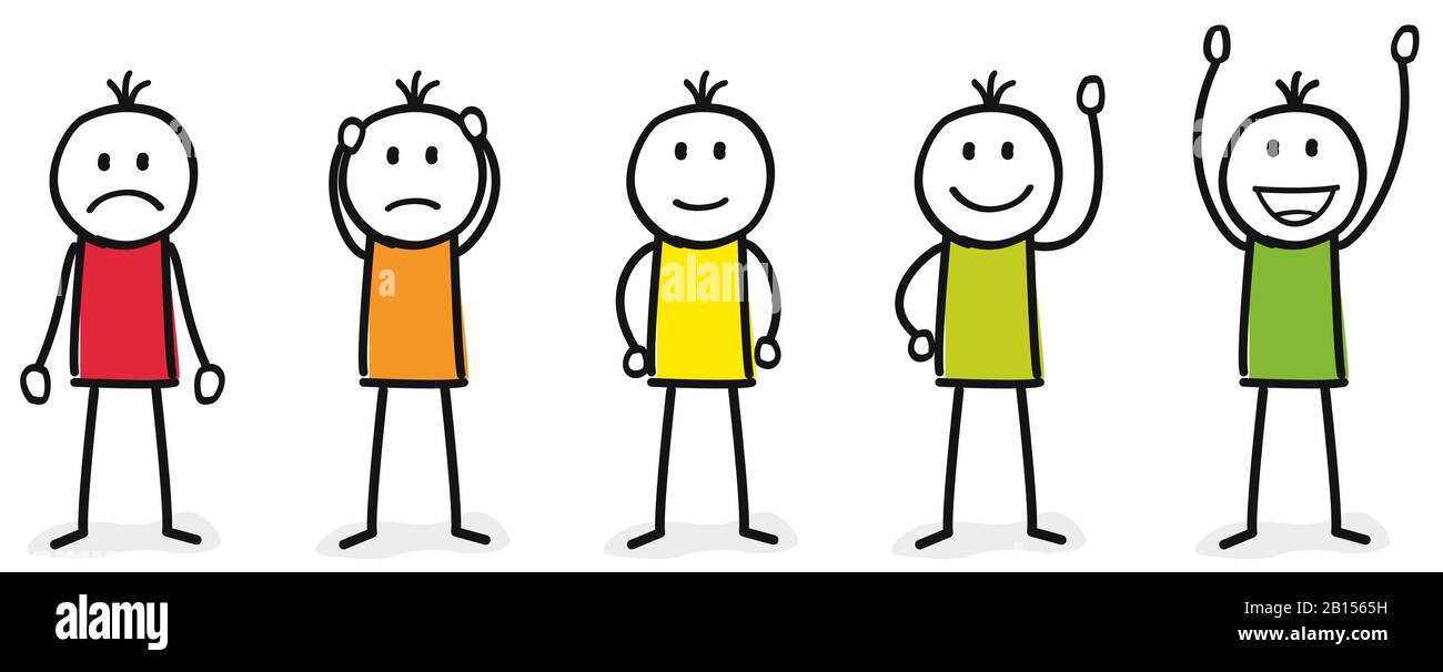 Mood scale icon set Stock Vector Images - Alamy