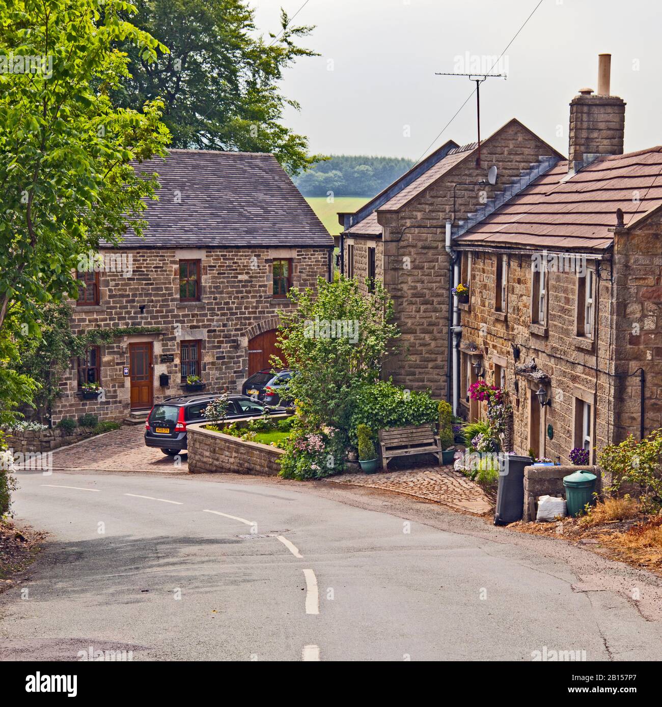 Longnor Village near Buxton in Peak District National Park Stock Photo ...