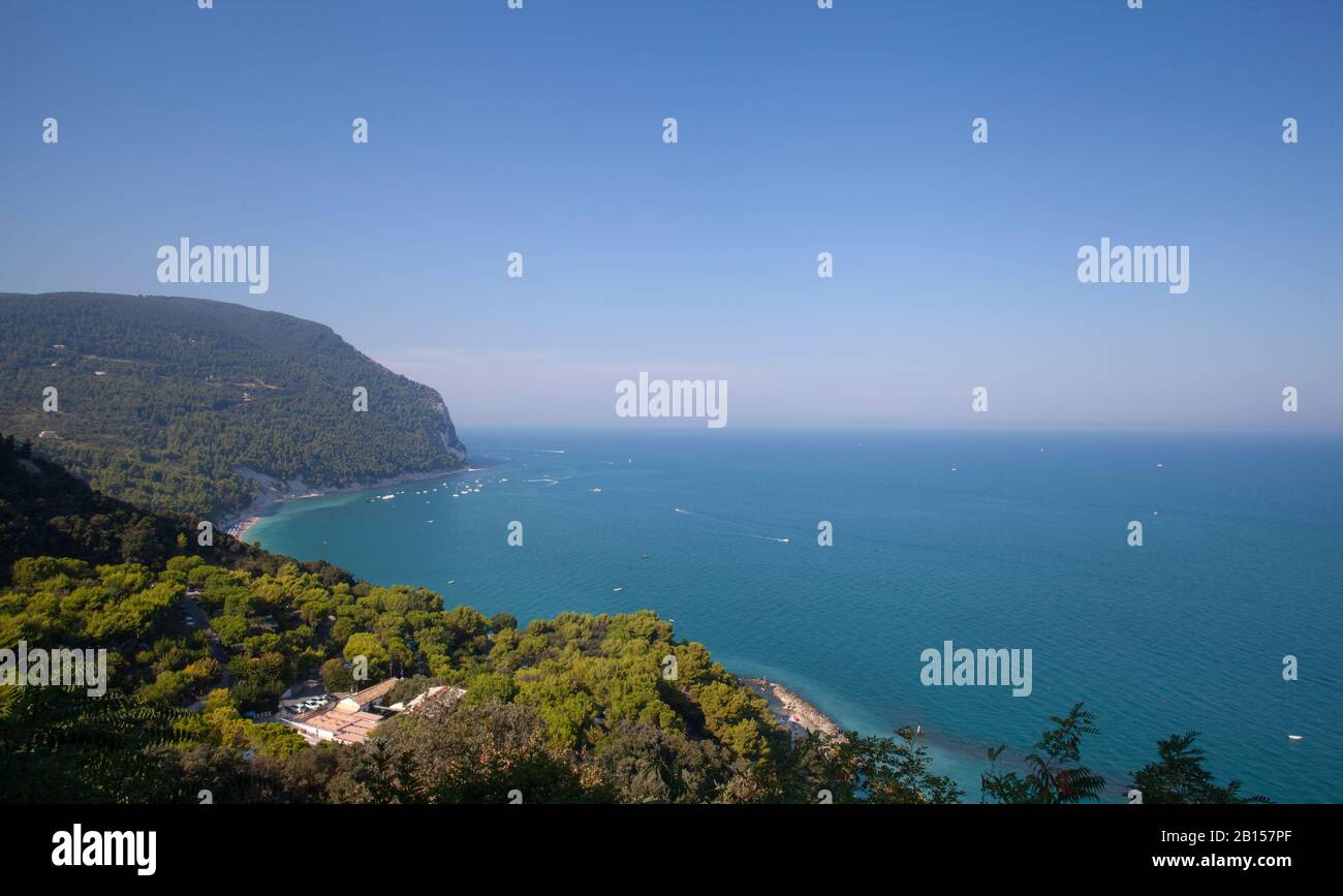 Monte Conero seascape (coastline view Stock Photo - Alamy