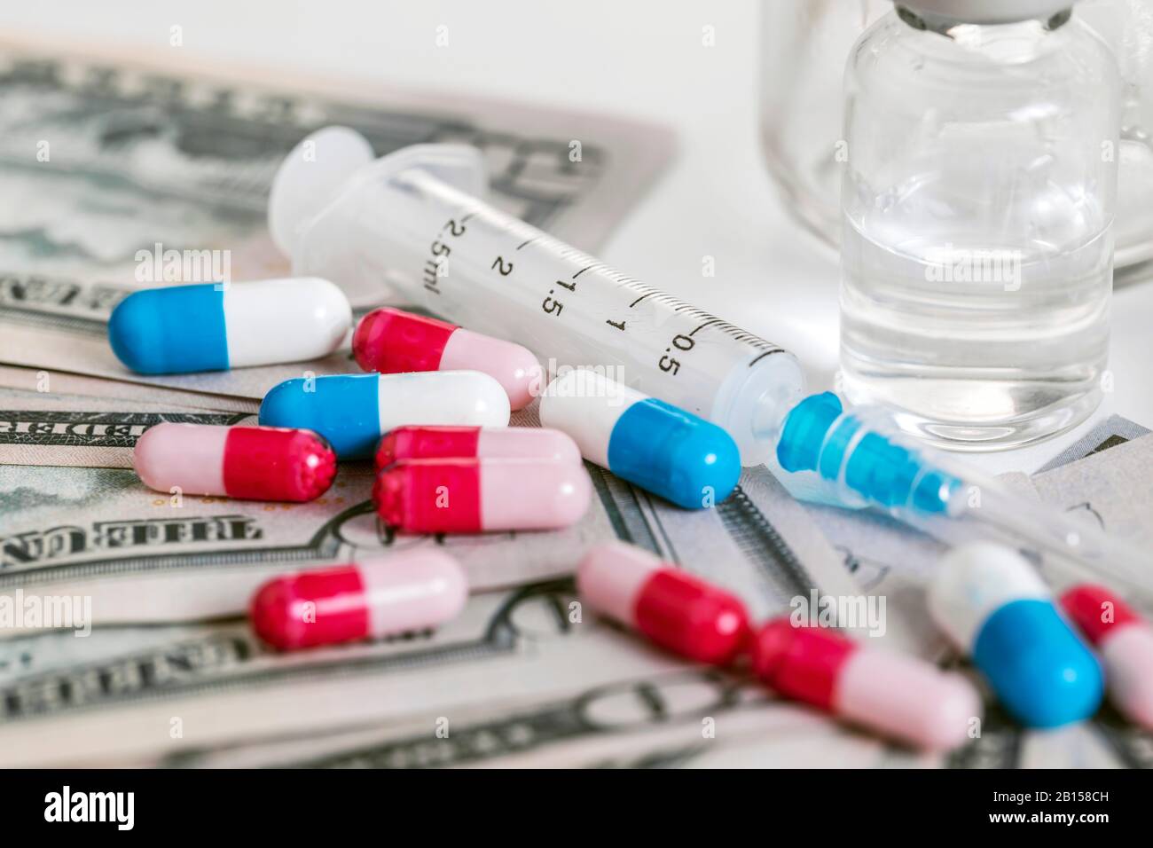 The Pharmaceutical cost Stock Photo - Alamy