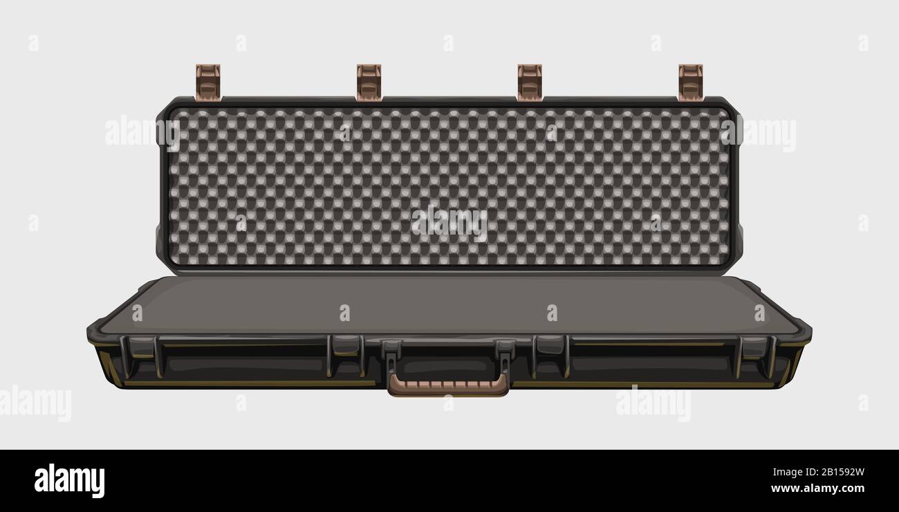 Empty gun case Stock Vector Images - Alamy