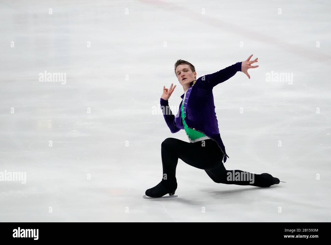 Harry Mattick (GBR) during Senior Ladies Short Program ISU Challenge on ...