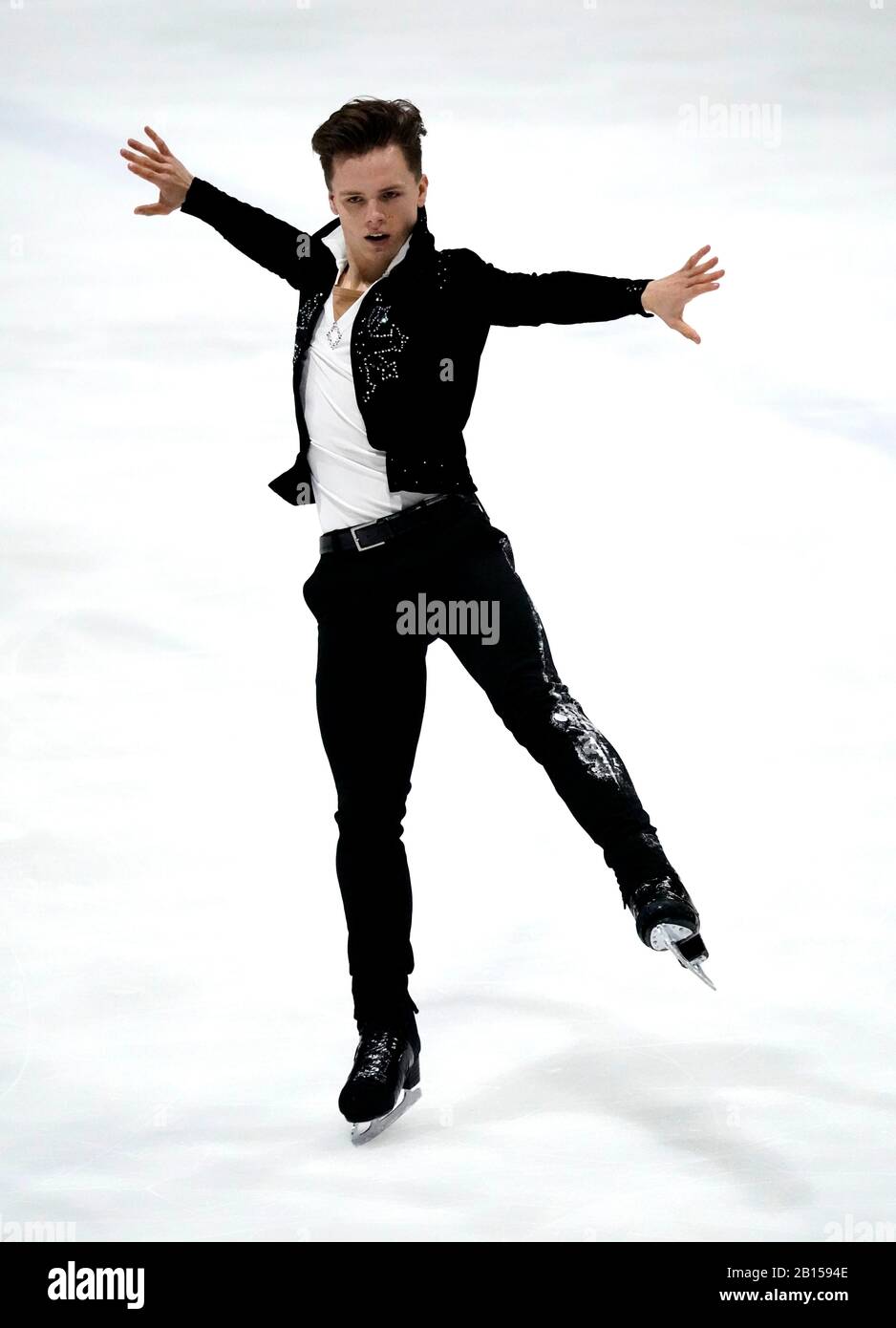 Jonathan Hess (GER) during Senior Man Free Skating ISU Challenge on ...