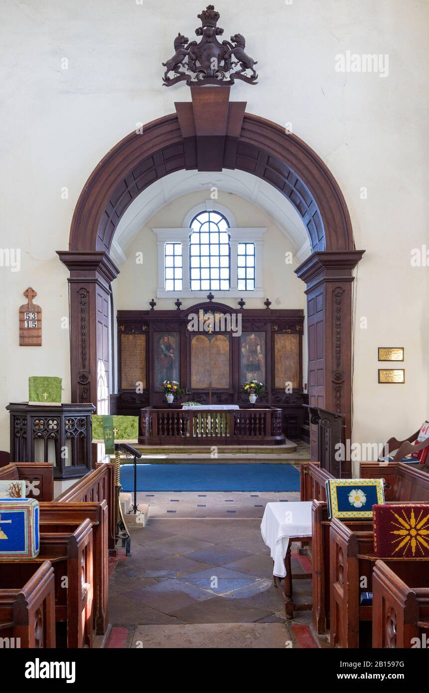 Village church chancel hi-res stock photography and images - Alamy