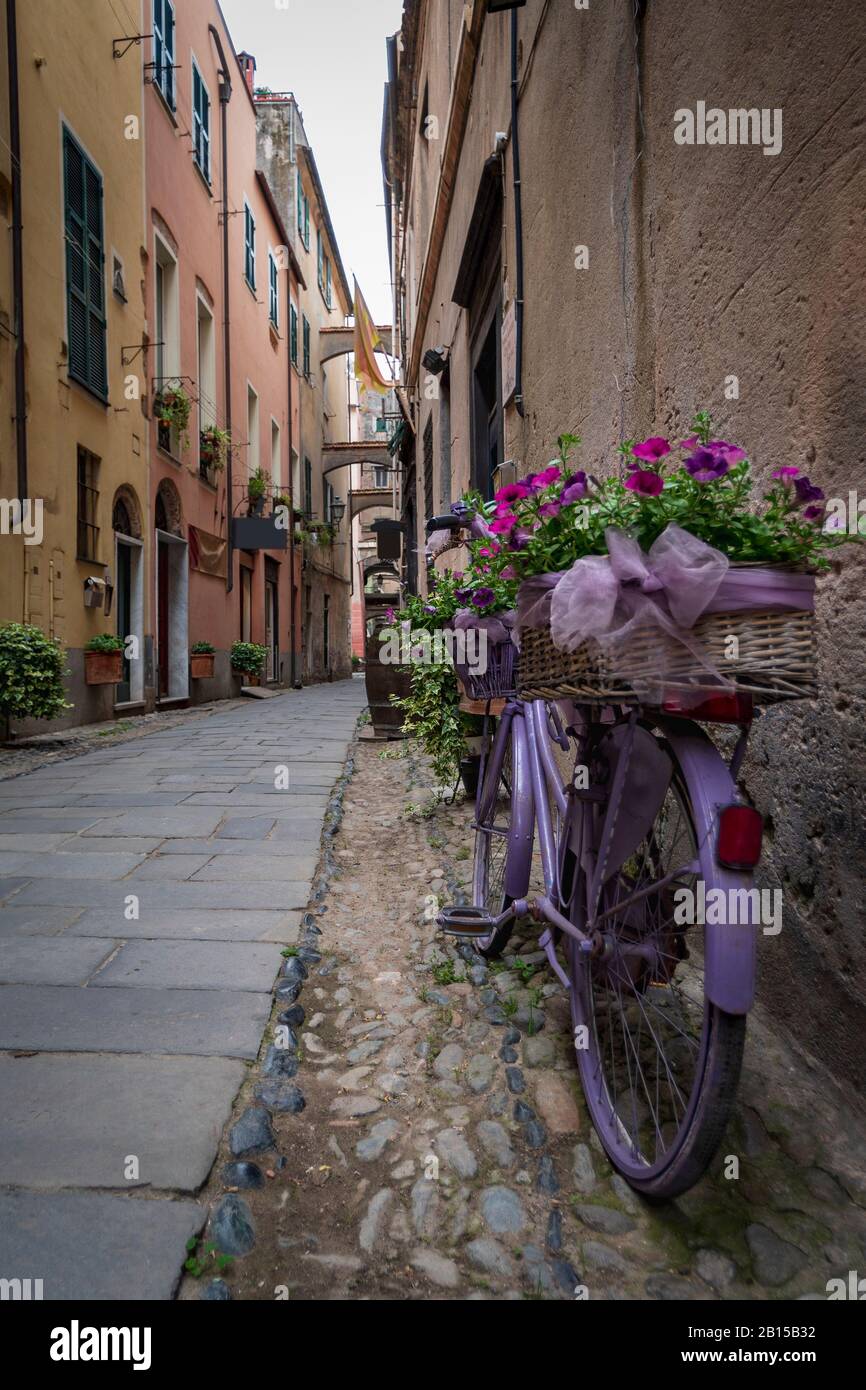 Old town finalborgo liguria italy hi-res stock photography and images ...