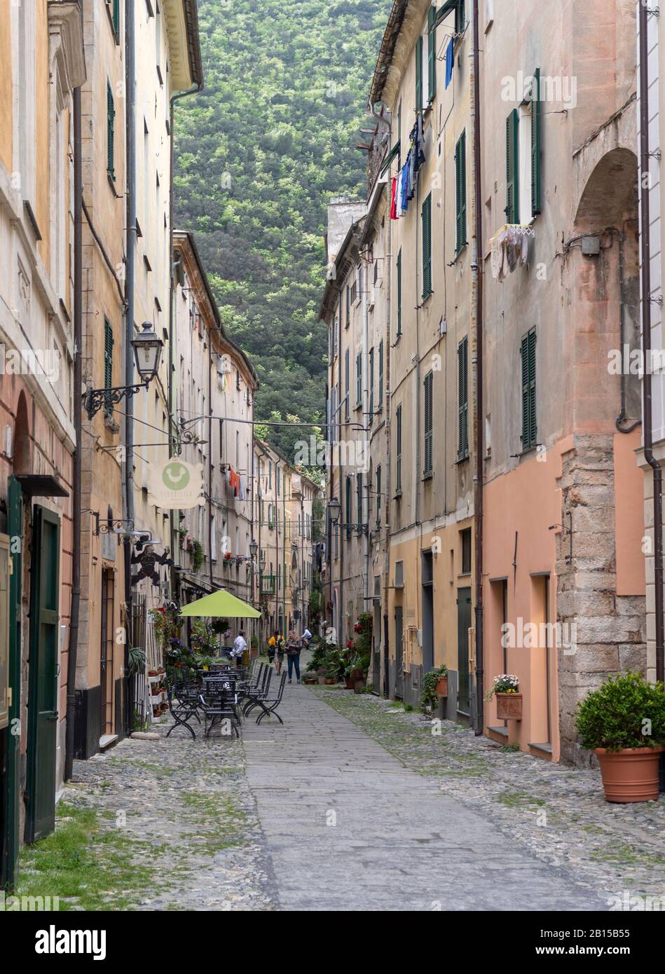 Finalborgo medieval village, Liguria region, Italy Stock Photo - Alamy