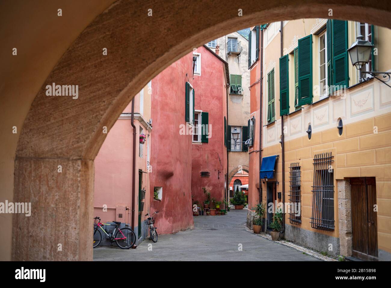 Old town finalborgo liguria italy hi-res stock photography and images ...