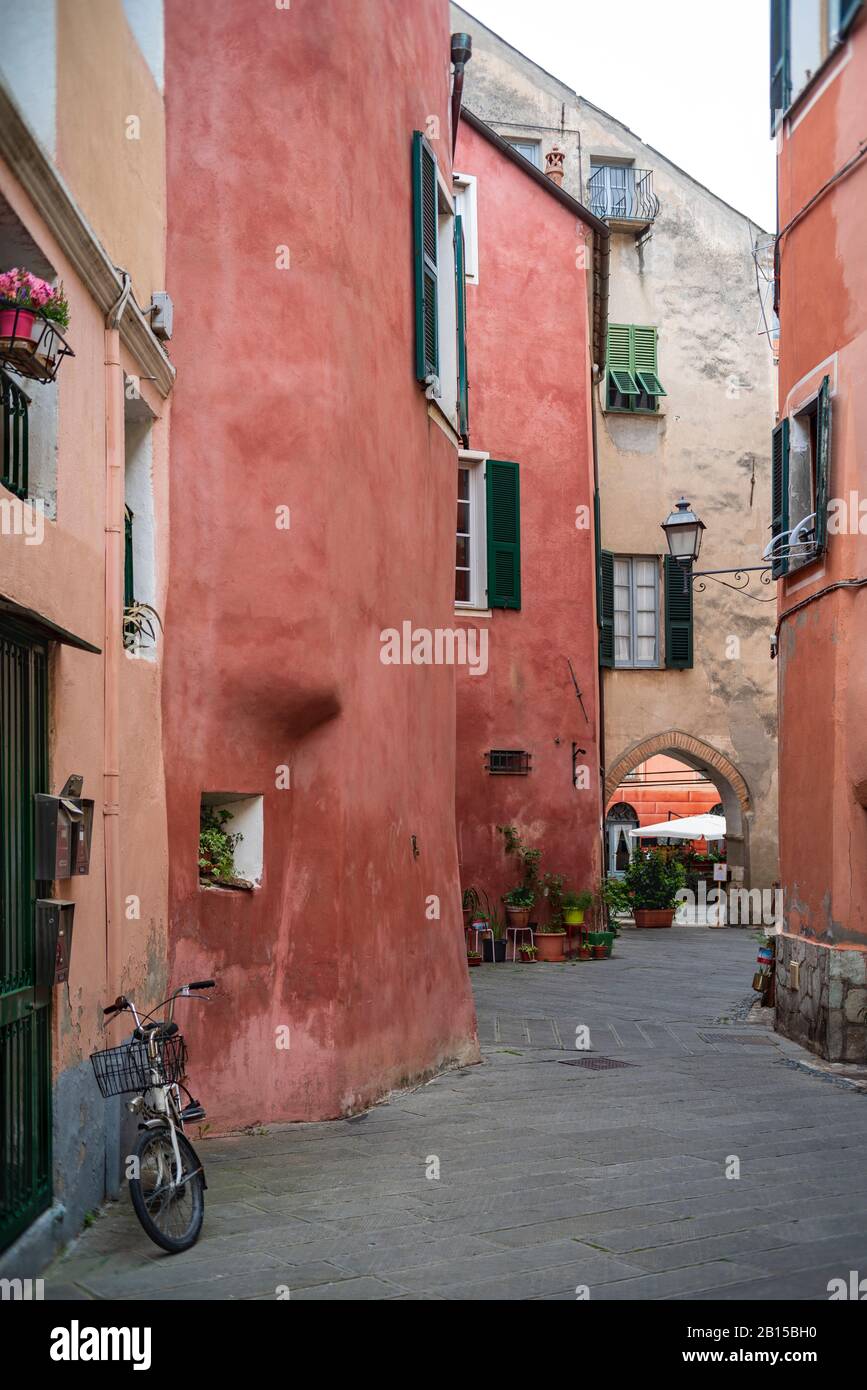 Old town finalborgo liguria italy hi-res stock photography and images ...