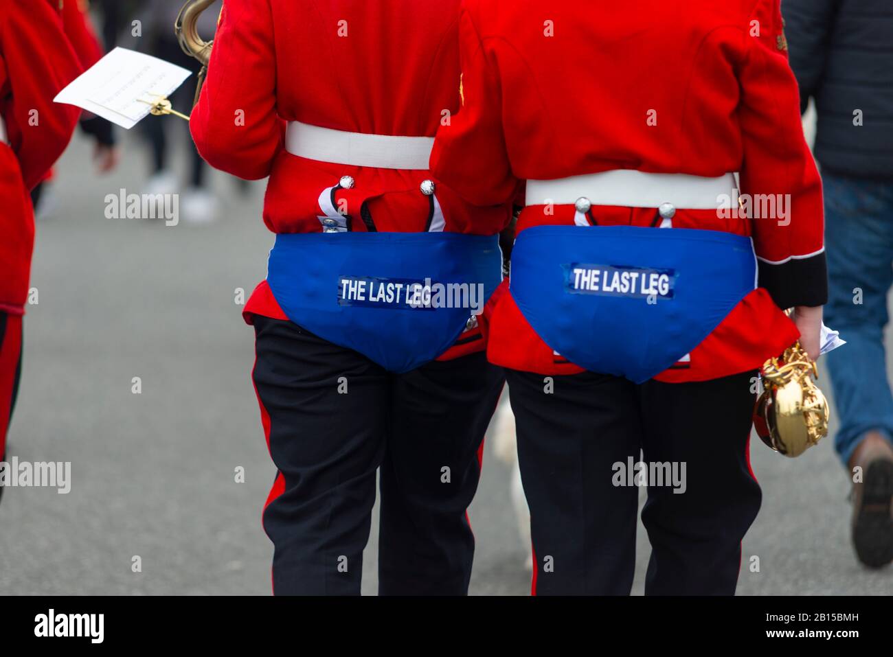 Speedo Mick/Micheal Cullen, Lands End, Cornwall, UK. 22/02/2020. At the ...