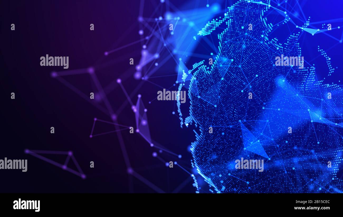 Global world map. Futuristic concept background with planet Earth ...