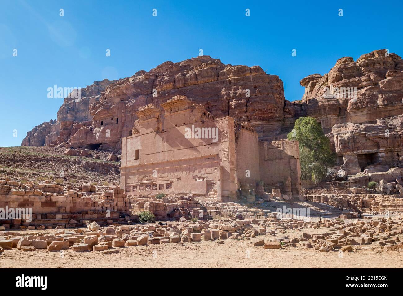 Tombs that could be seen when walking the scenery Street of Facades had ...