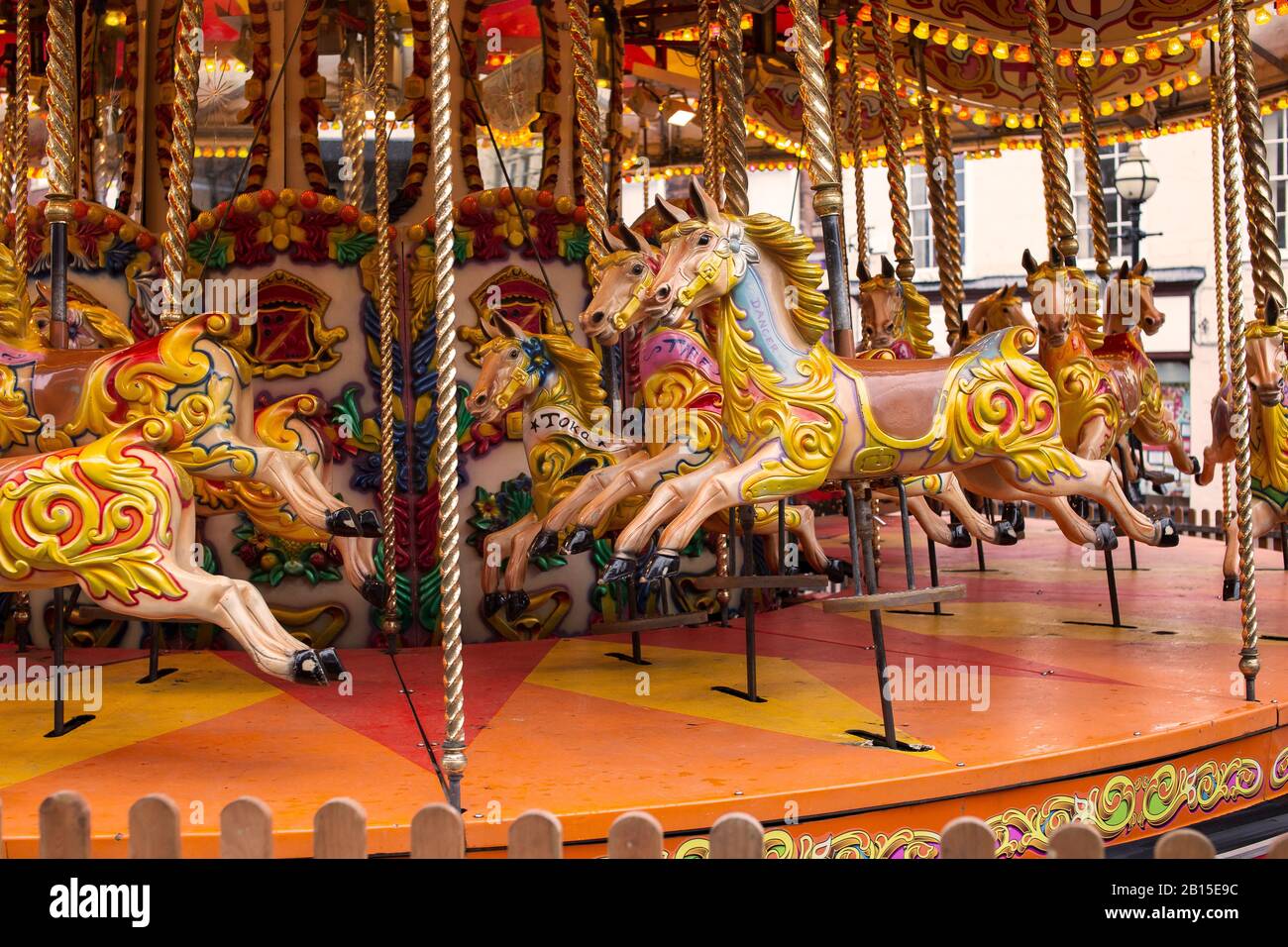 The funfair in Carlisle Cumbria Stock Photo - Alamy