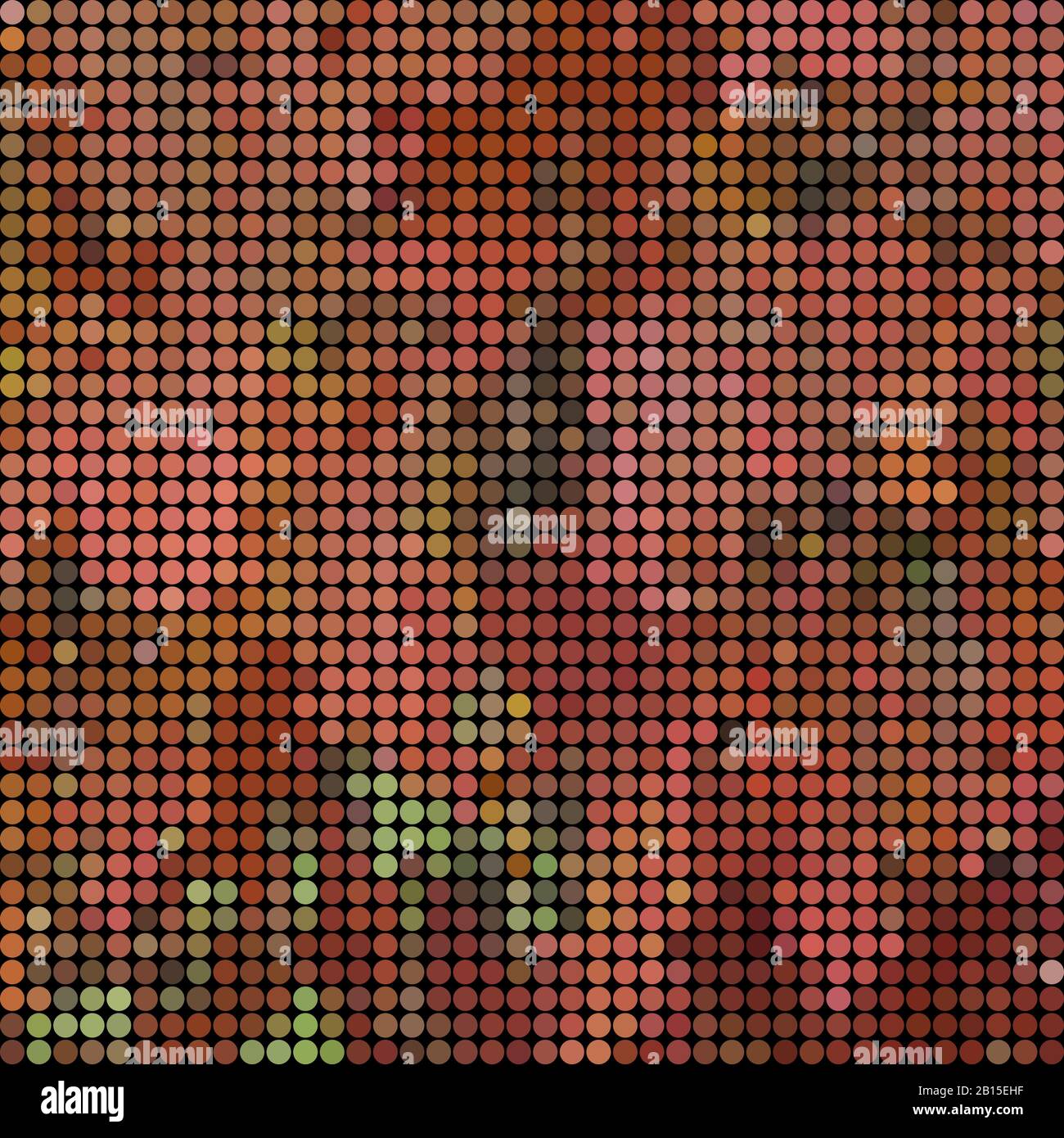 abstract vector colored round dots background - red Stock Vector Image ...