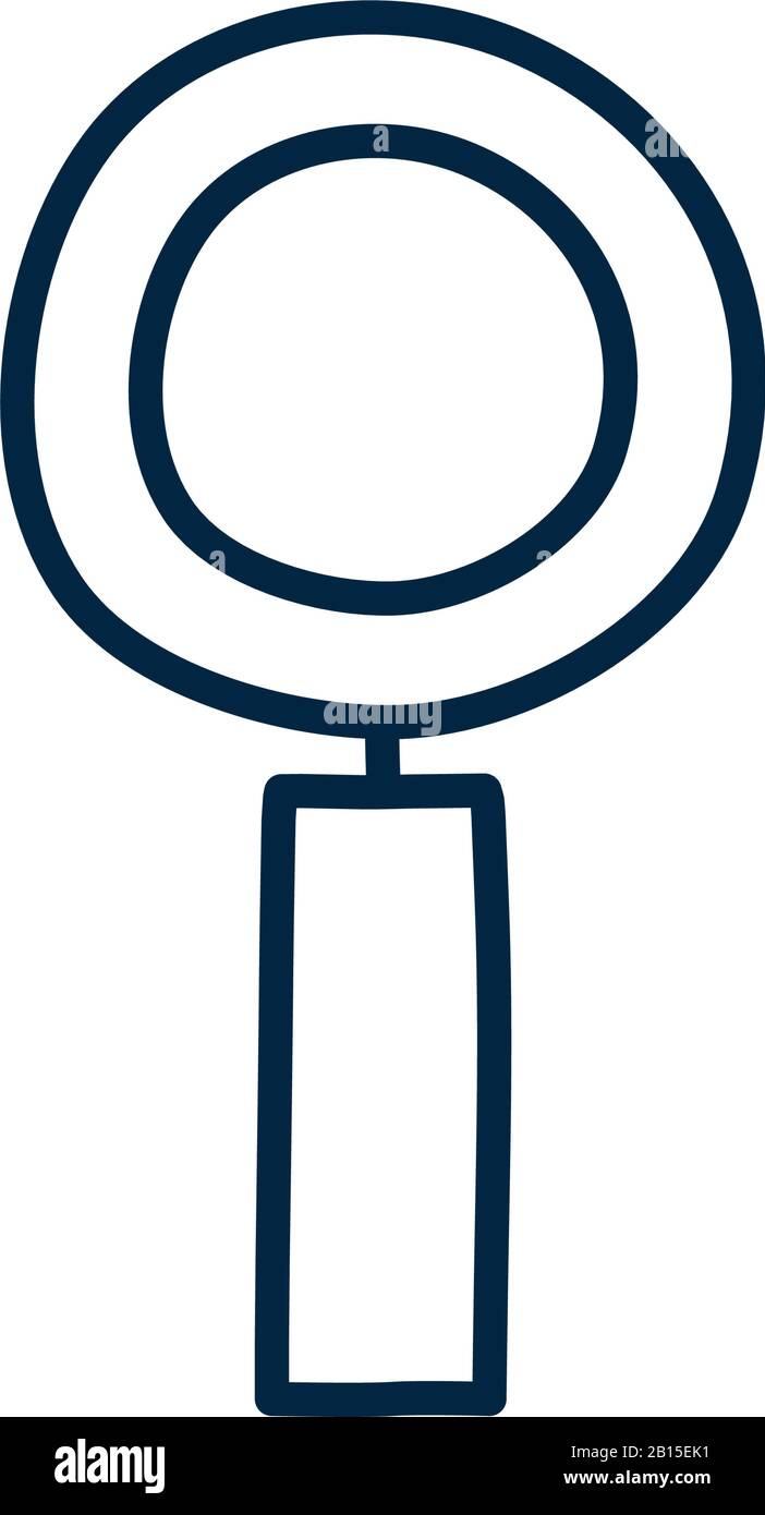 lupe doodle line style icon design, Ornament sketch art drawing cute ...