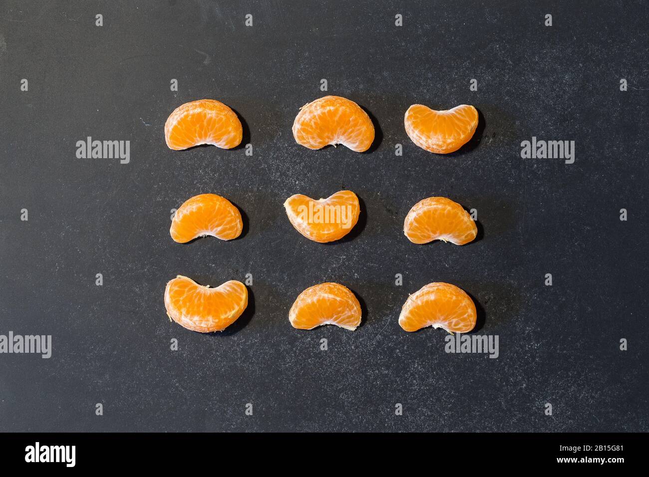 mandarin orange for healthy vegetarian or vegan eating Stock Photo - Alamy