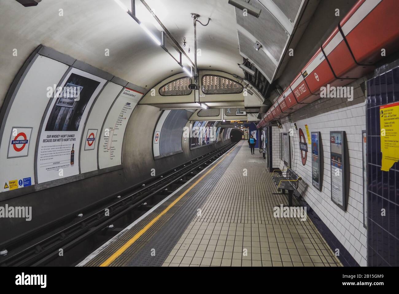 London underground, tube interior Stock Photo - Alamy