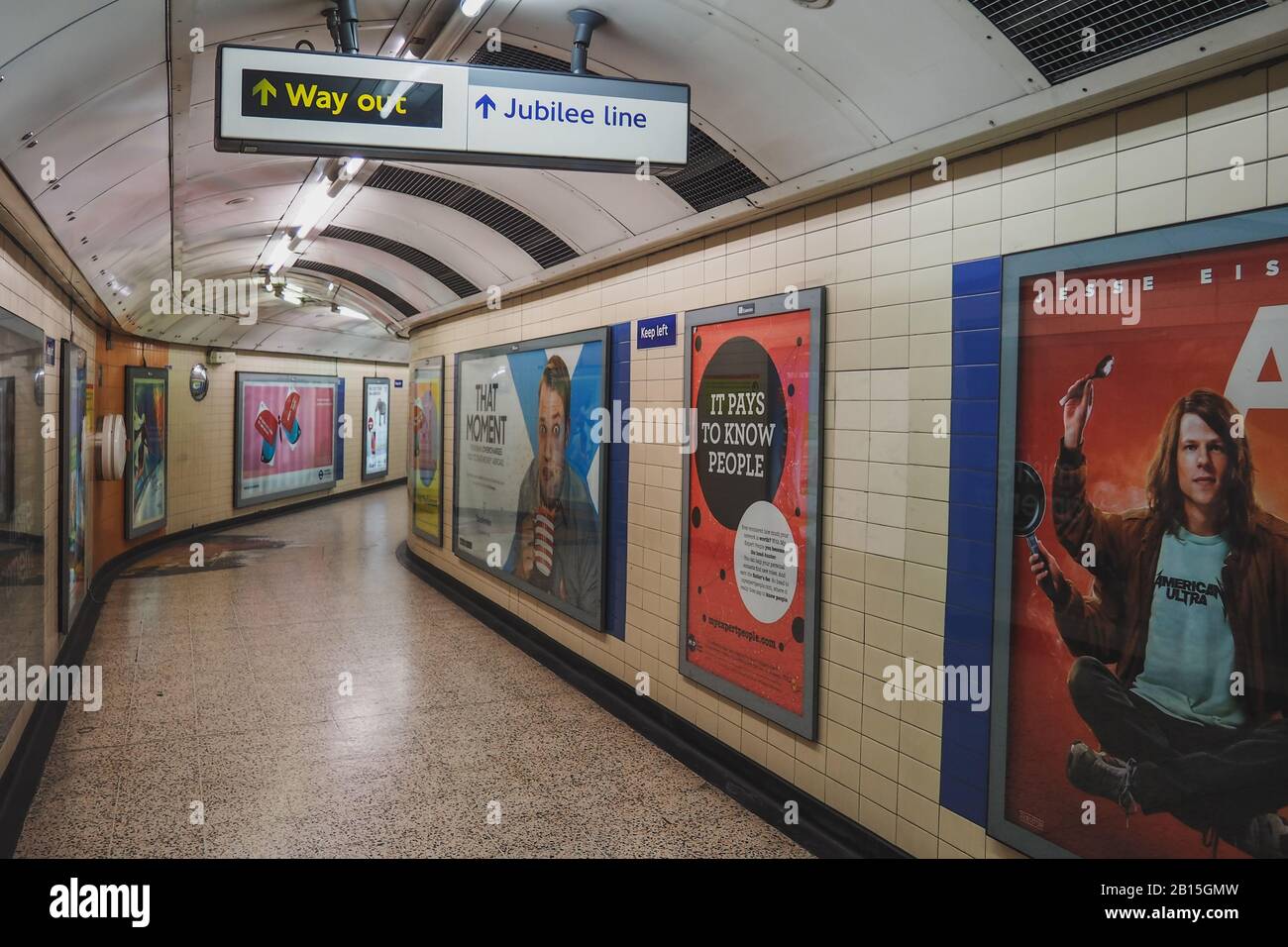 London underground, tube interior Stock Photo - Alamy