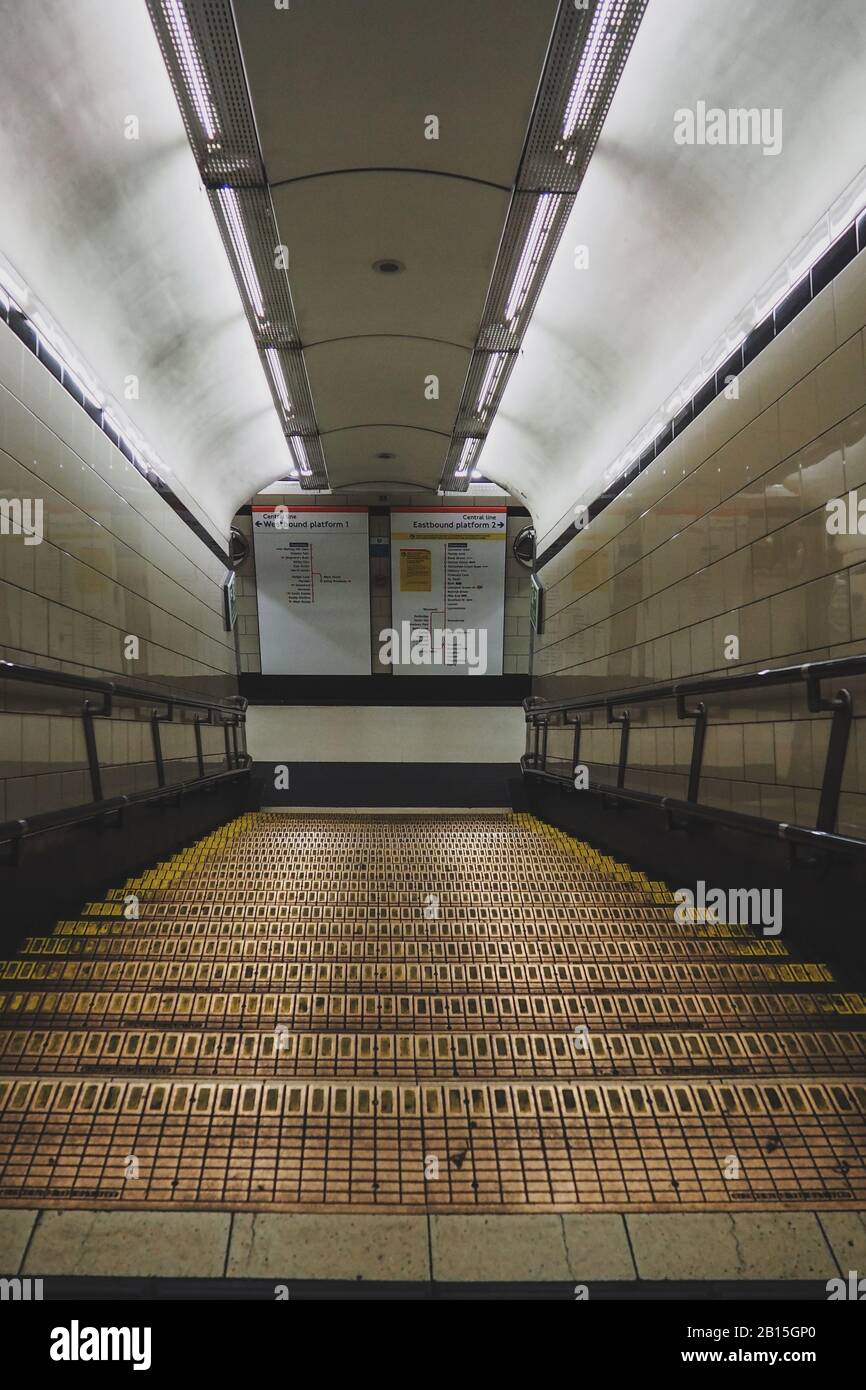 London underground, tube interior Stock Photo - Alamy