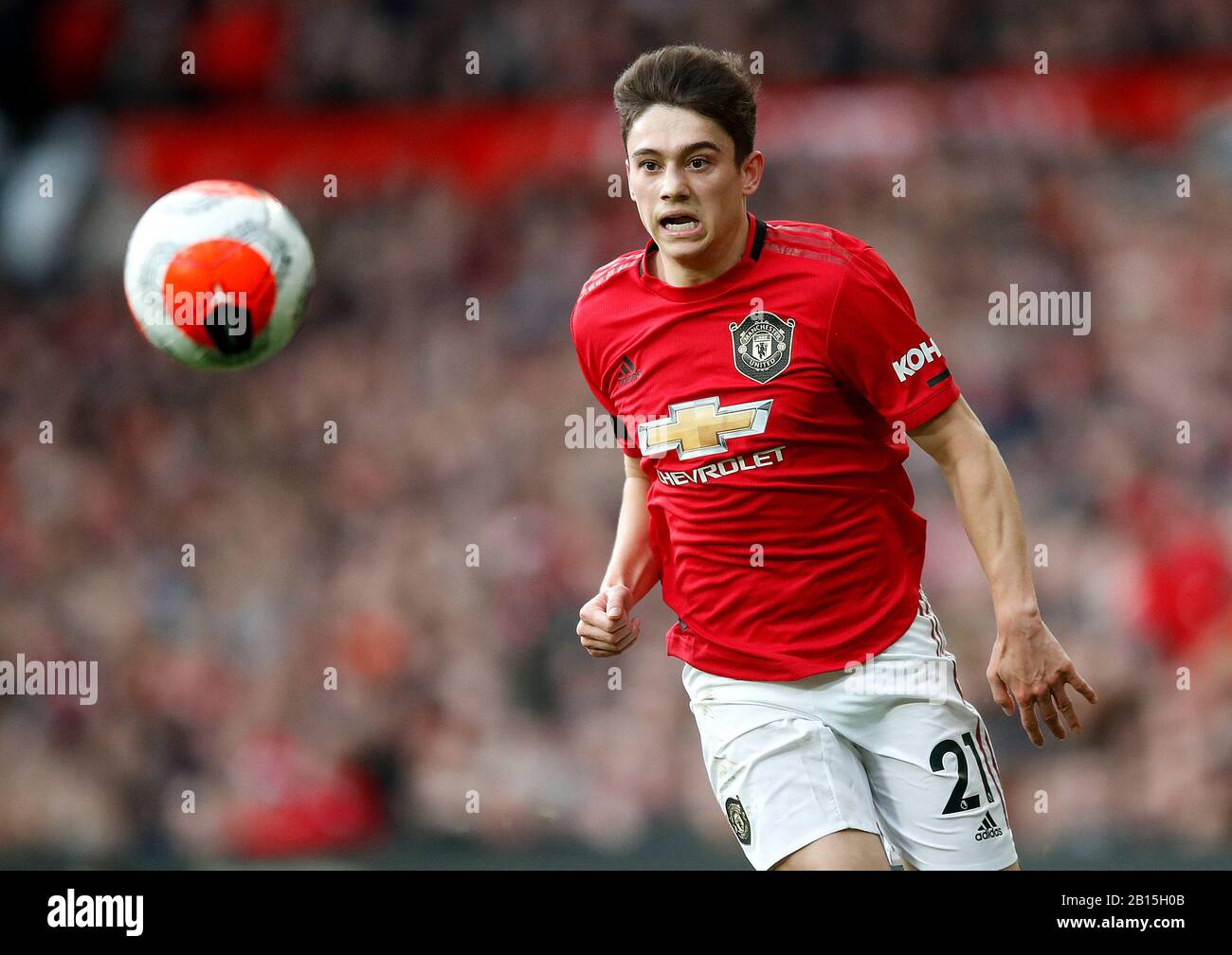Manchester United's Daniel James during the Premier League match at Old ...