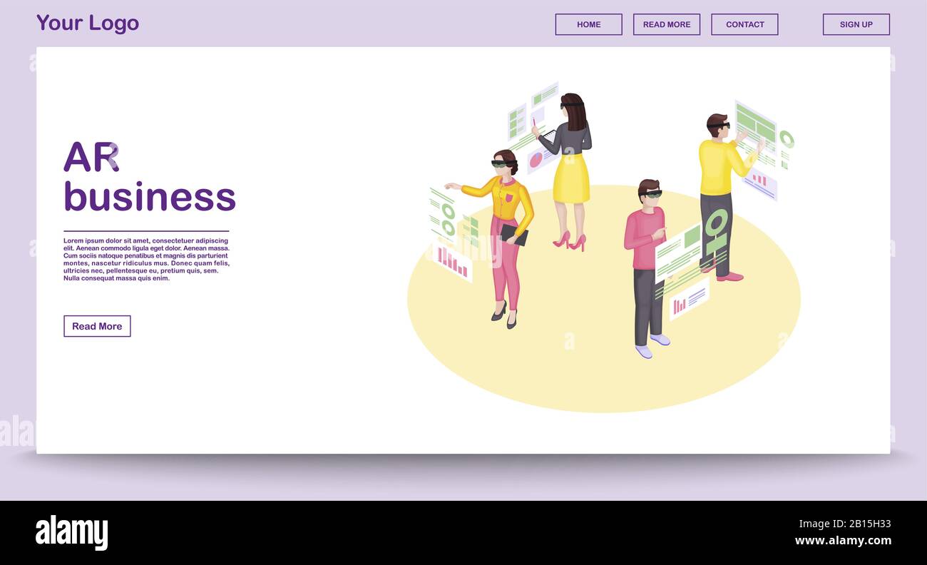 Intelligence technology ar augmented Stock Vector Images - Alamy